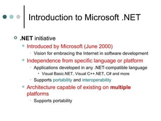 Basic C# and .net