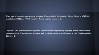 C and objective-C | PPT