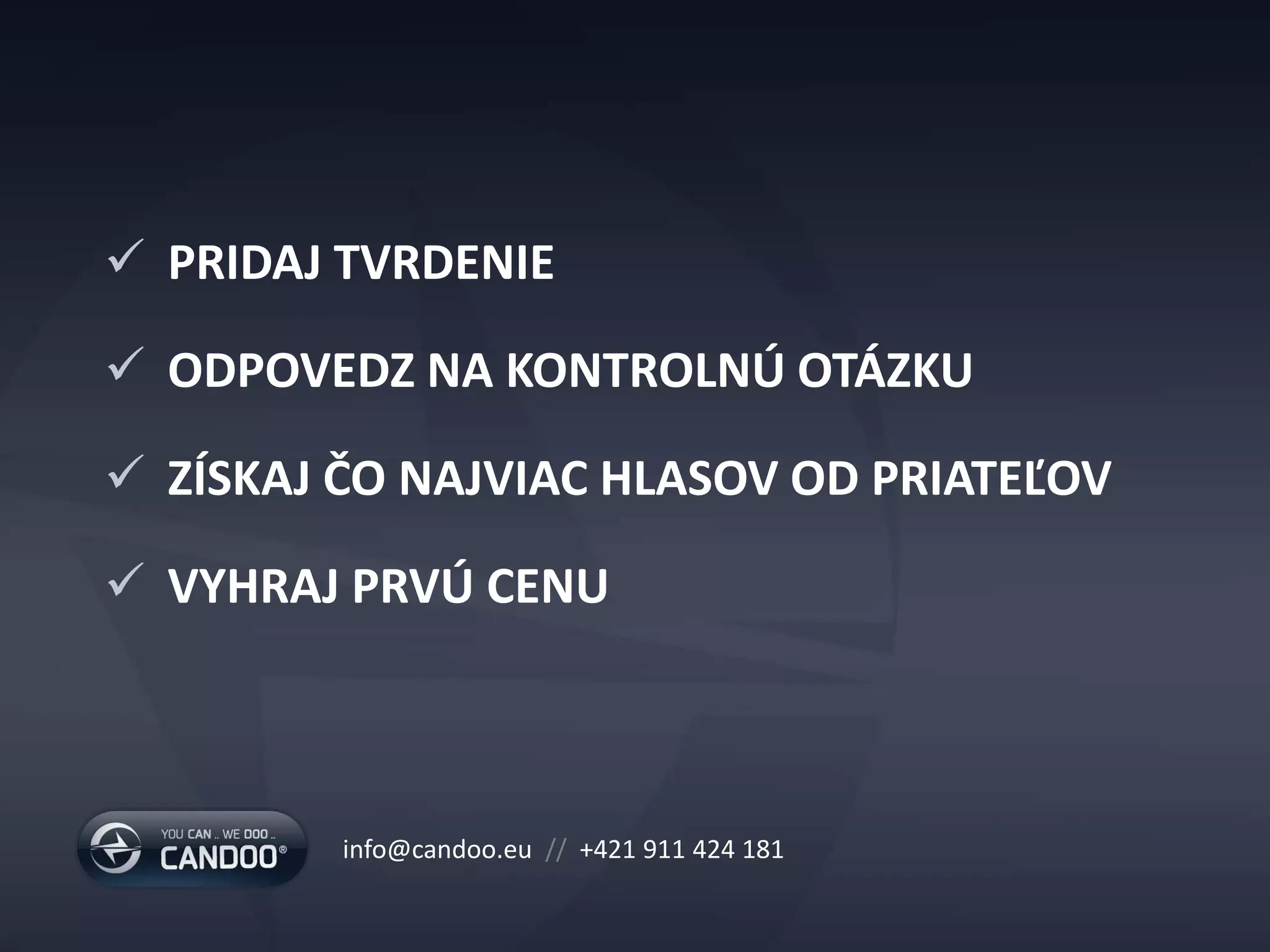 CANDOO // SLSP - Case Study | PPT | Free Download