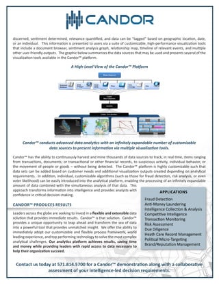 Candor - Solution for Big Data | PDF