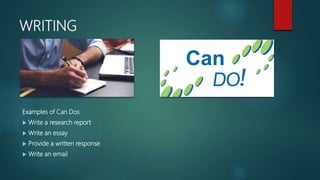 Can do skills_and_teacher supports | PPTX | Education