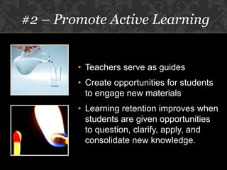 Effective Teaching Strategies for Promoting Active Learning | PPT