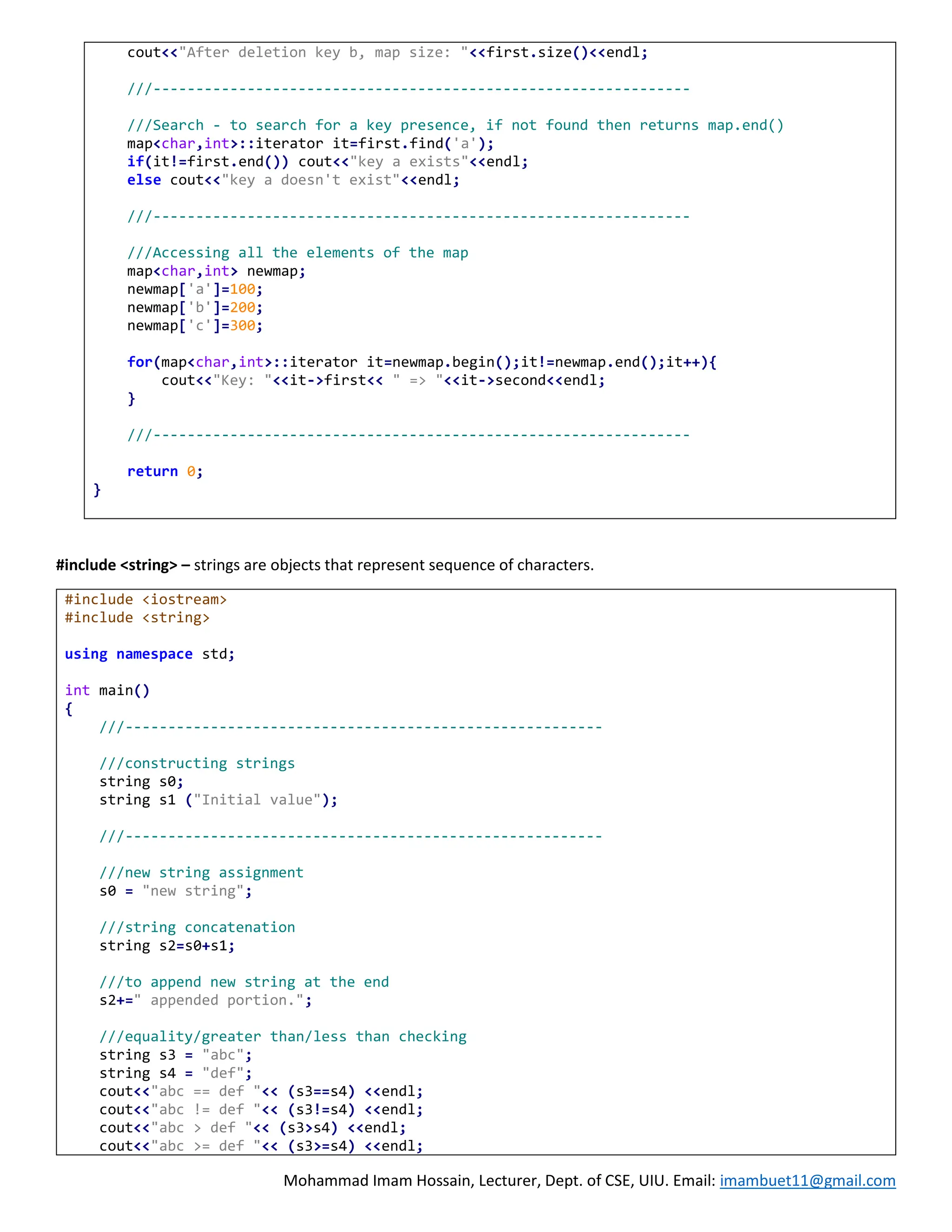 DS & Algo 1 - C++ and STL Introduction | PDF
