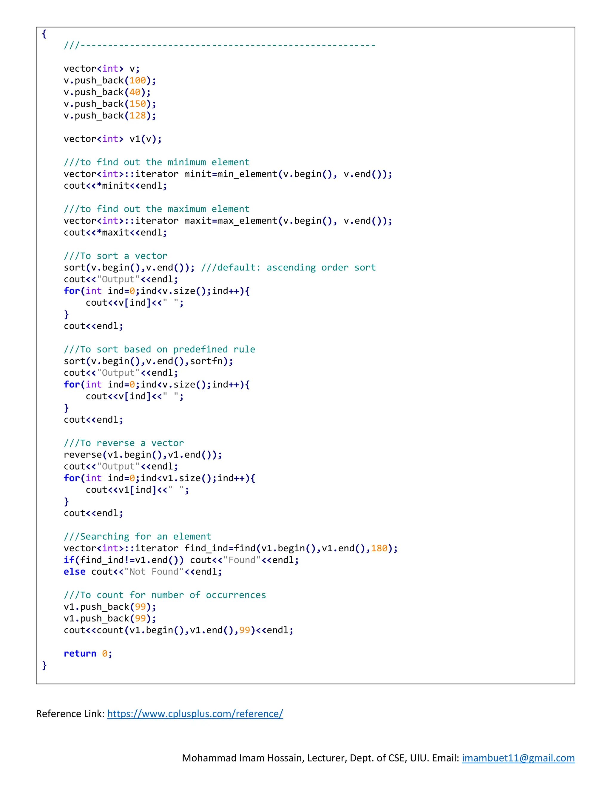 DS & Algo 1 - C++ and STL Introduction | PDF | Programming Languages | Computing