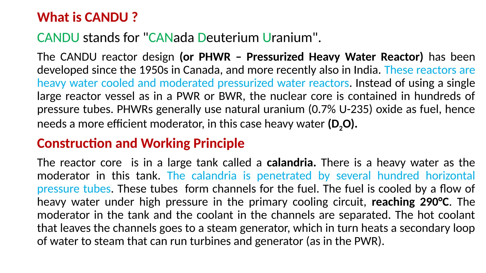 CANDU(Canada Deuterium Uranium) Reactor.pptx