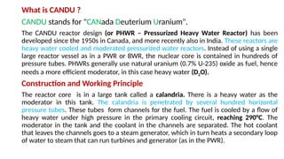 CANDU(Canada Deuterium Uranium) Reactor.pptx