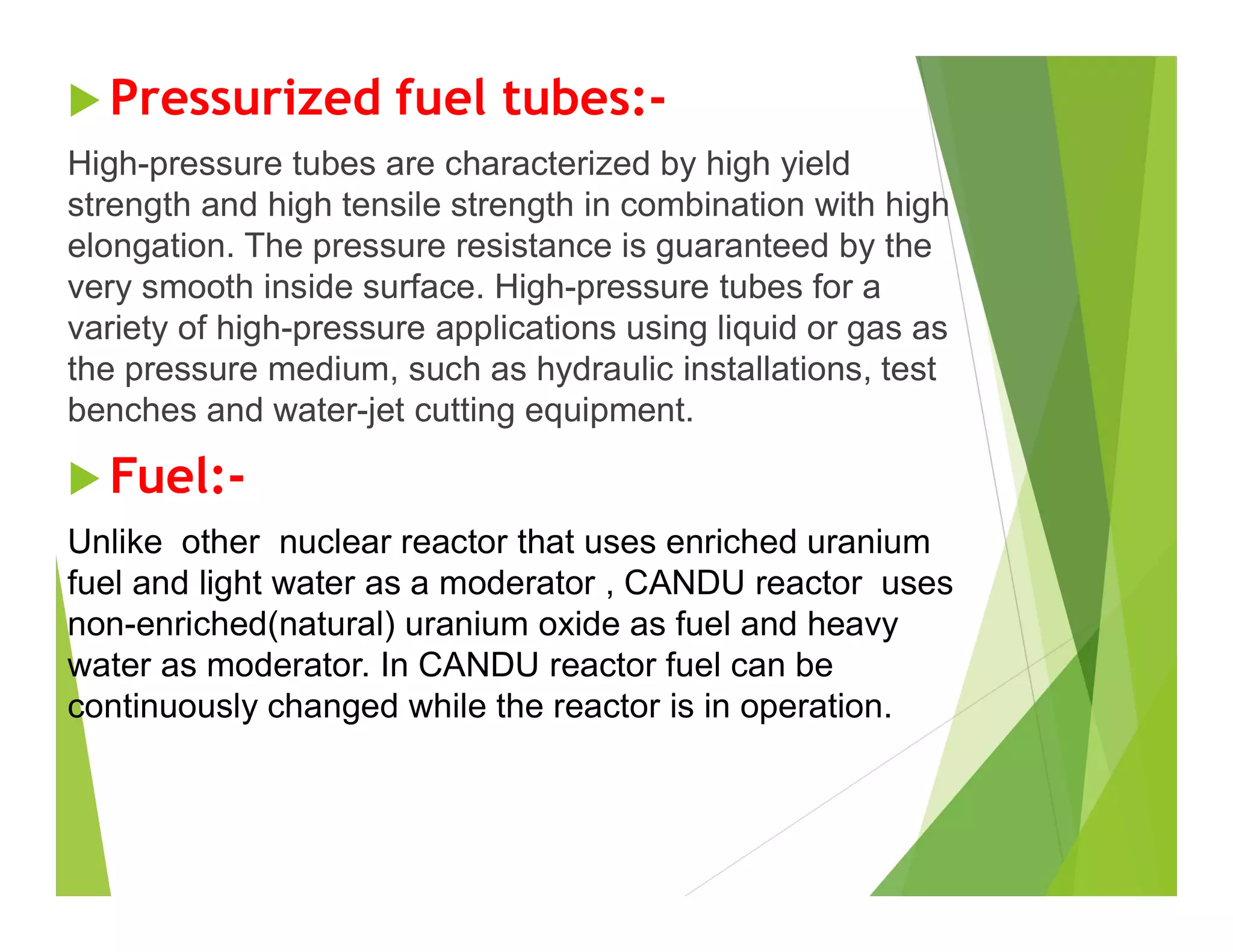 Candu reactor ppt | PDF