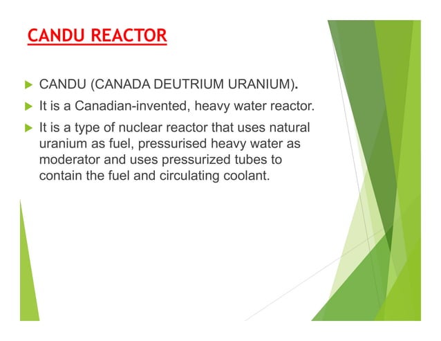 Candu reactor ppt | PDF