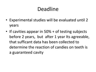 Candy And Cavities Final Draft | PPT