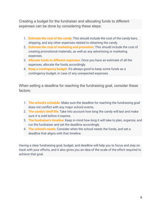 Candy Bar Fundraiser : A Step-by-Step Guide for 2023 | PDF