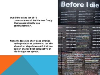 Candy chang | PPT