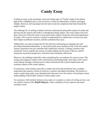 Candy Essay.pdf