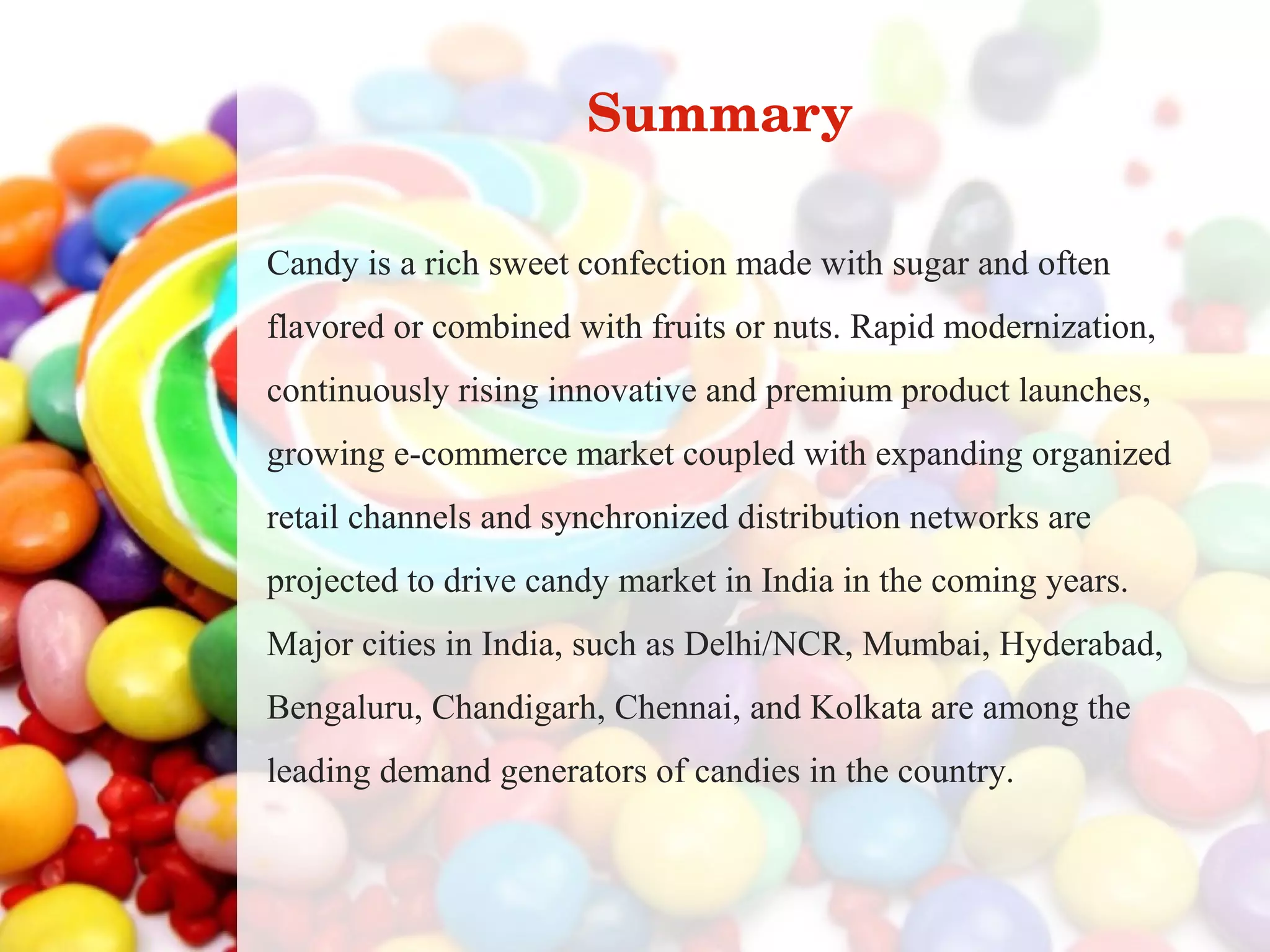 Candy market in india | PPT