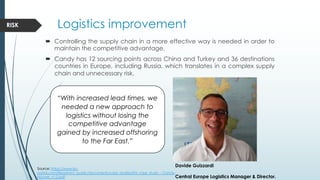 Candy Group – Logistics & Supply Chain | PDF