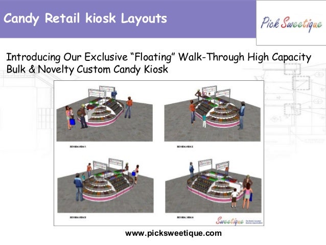 Candy retail store designs and layouts