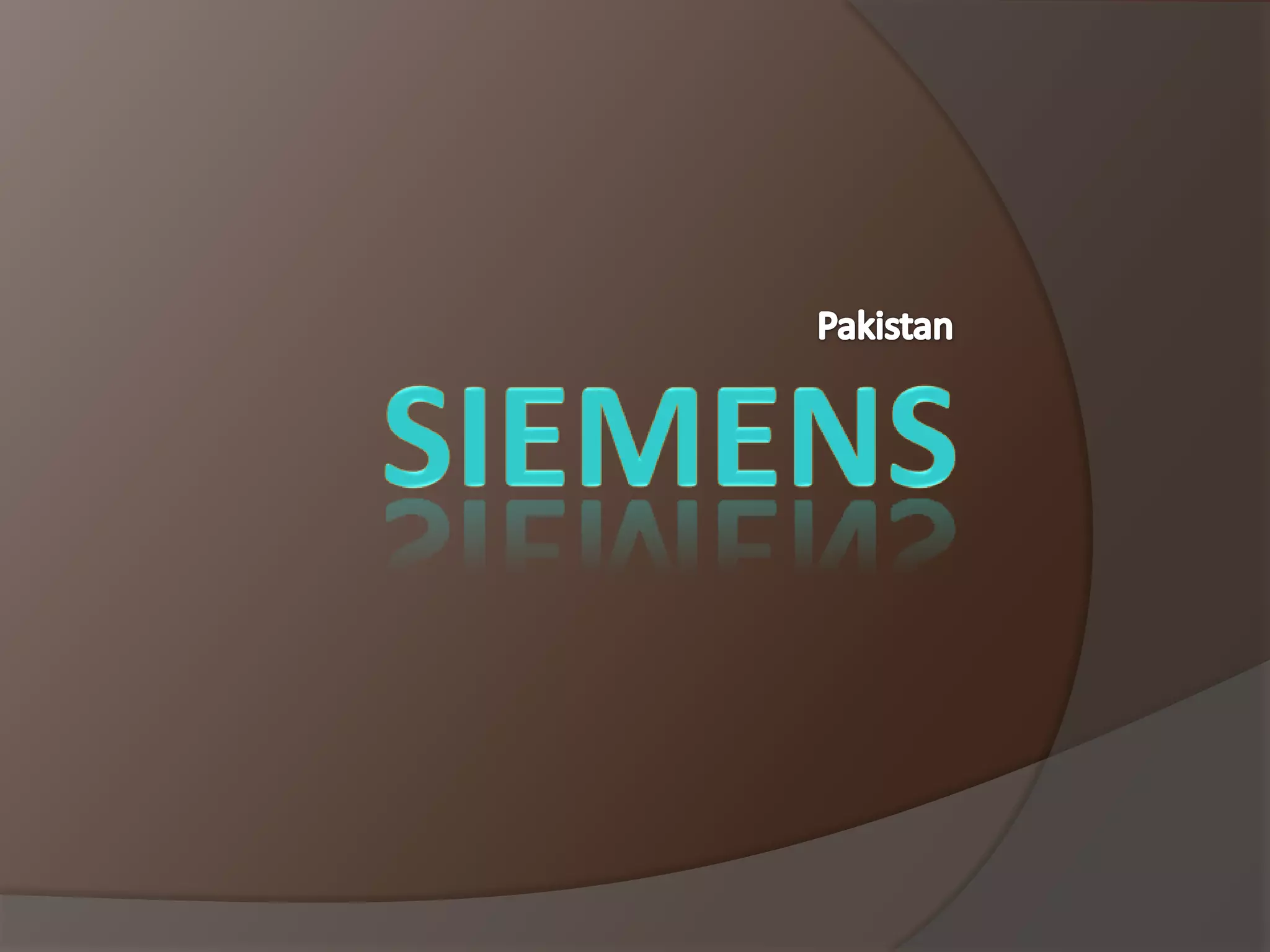 presentation on Siemens | PPTX