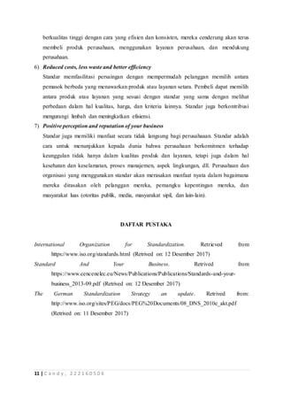 UTS Manajemen Kualitas dan Standar Mutu | PDF