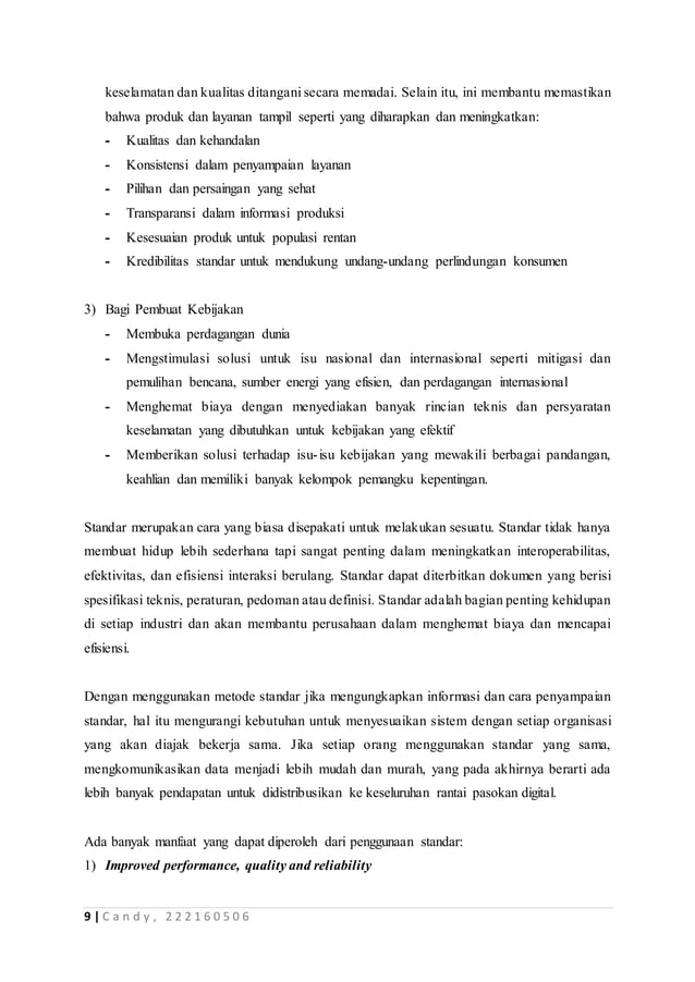 UTS Manajemen Kualitas dan Standar Mutu | PDF