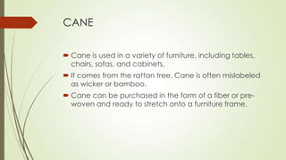 Handicrafts - cane work | PPTX