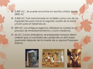 Canela, árbol de la canela, canelero | PPTX