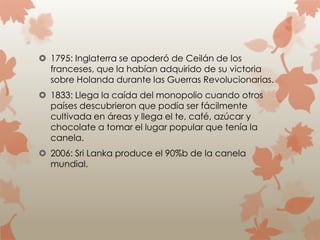 Canela, árbol de la canela, canelero | PPTX