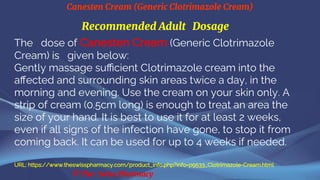 Canesten Cream (Generic Clotrimazole Cream) | PDF