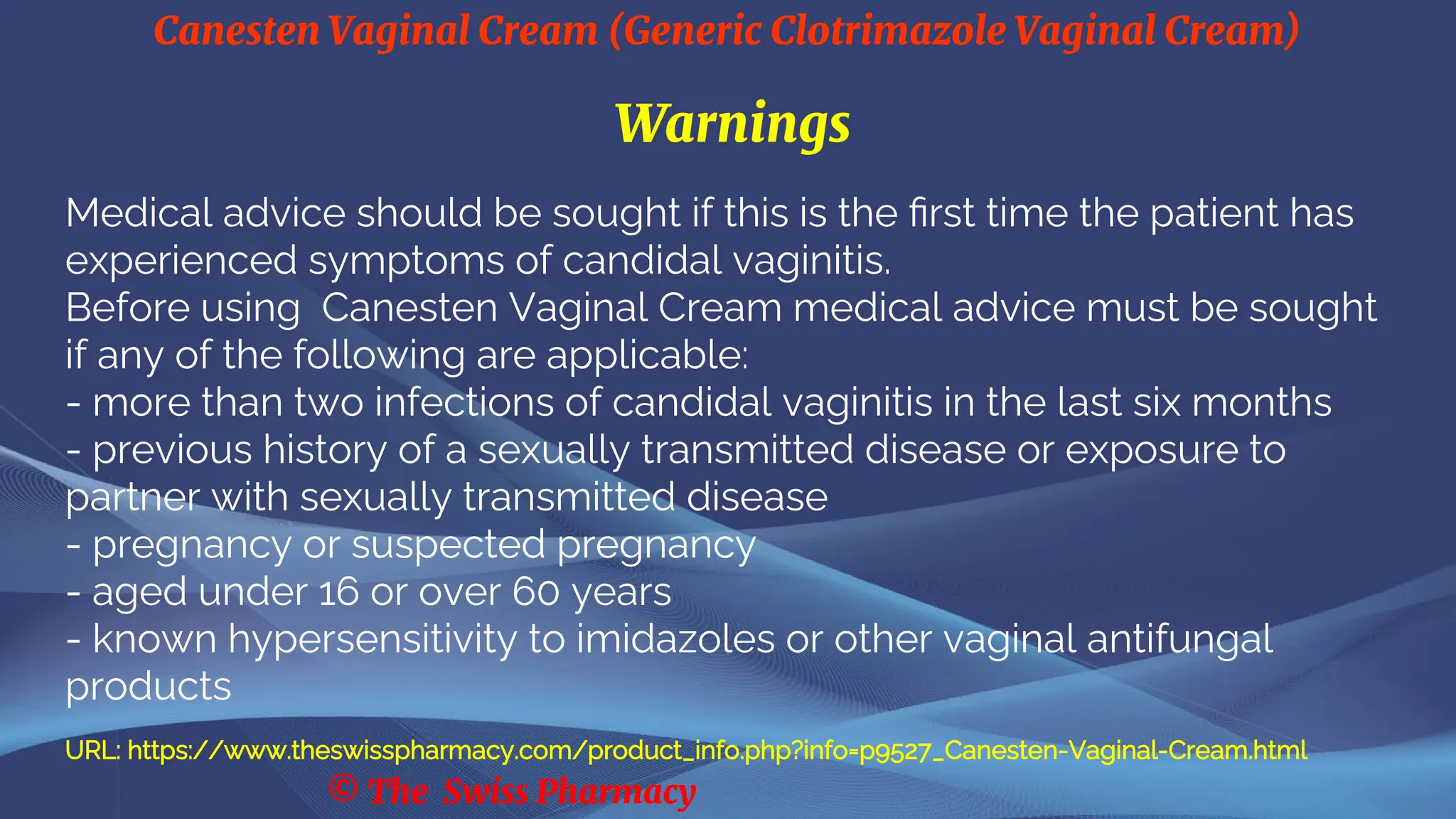 Canesten Vaginal Cream (Generic Clotrimazole Vaginal Cream) | PDF