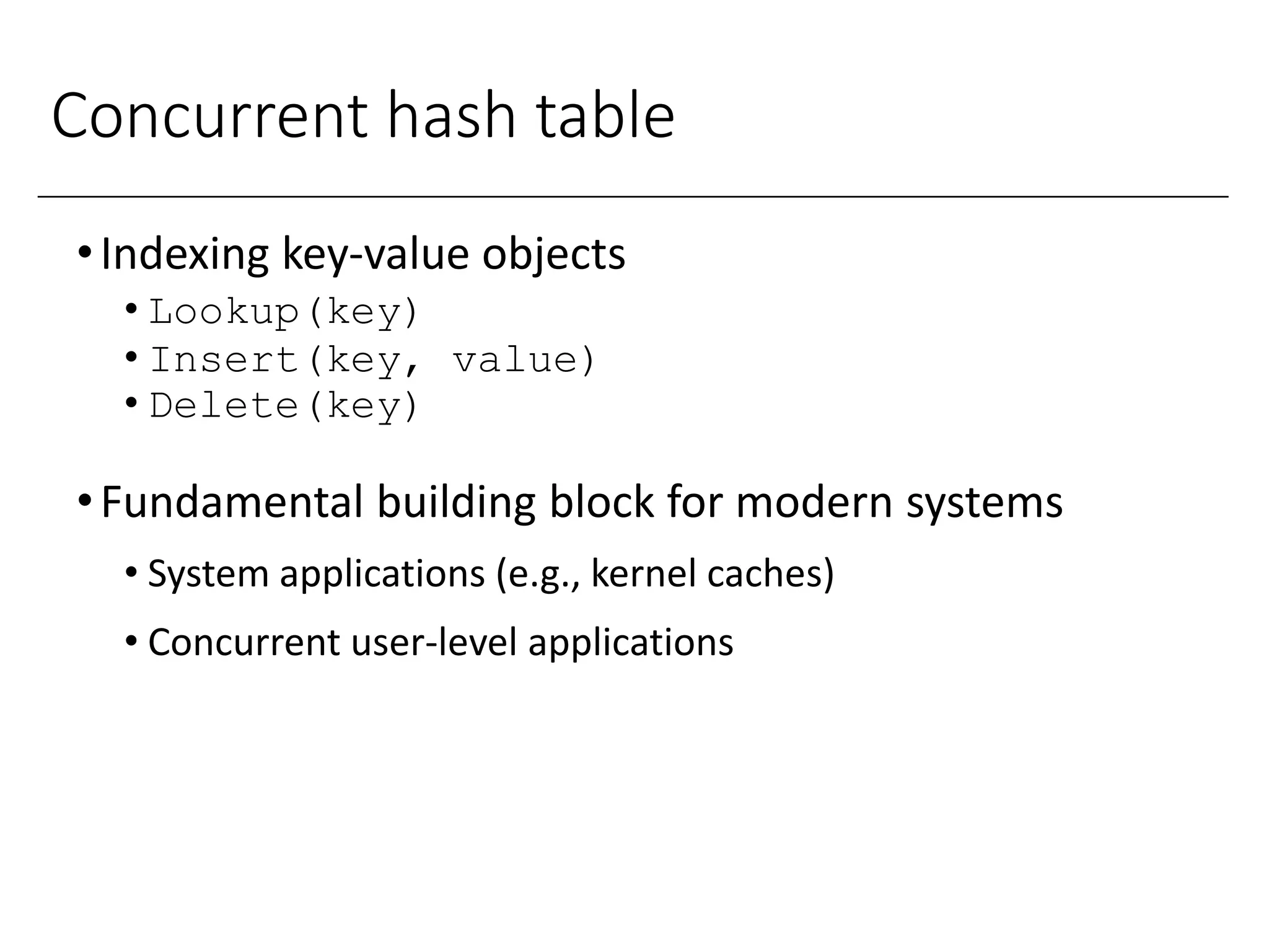 Parallel Hashing Algorithms | PPT