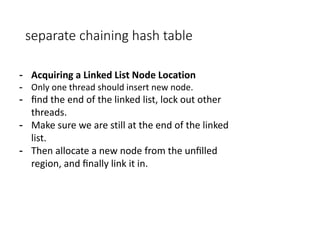 Parallel Hashing Algorithms | PPT