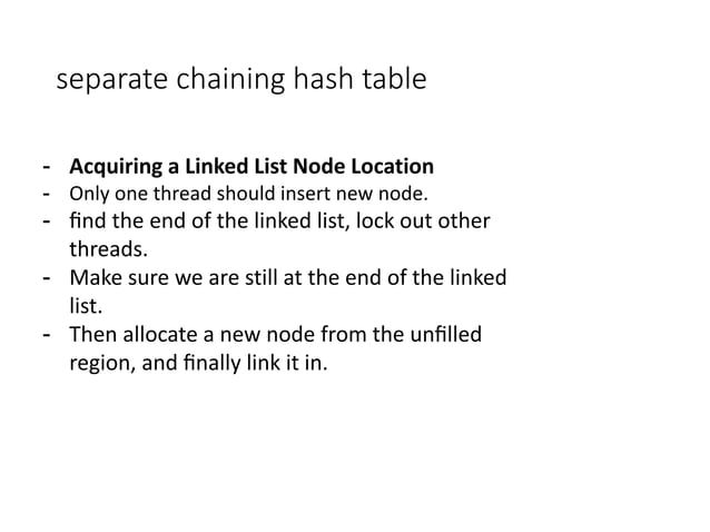 Parallel Hashing Algorithms | PPT