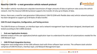 CAN FD Software Stack Integration | PPTX