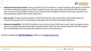 CAN FD Software Stack Integration | PPTX