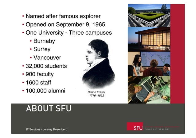 SFU Identity Management Overview | PPT