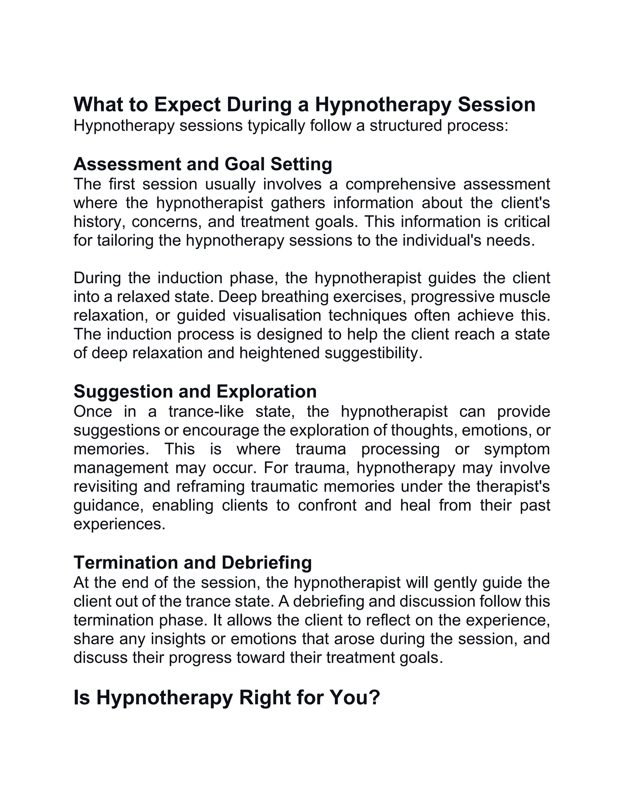 Can Hypnotherapy Help Heal Trauma and Mental Illness.pdf | Mental Health | Diseases and Conditions