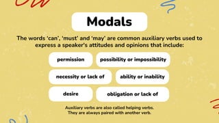 Modal verbs- como utilizar os modal verbs de maneira correta | PDF