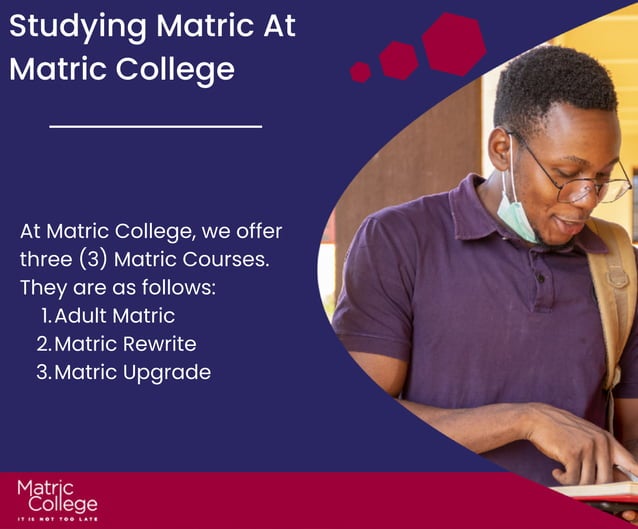 Can I Earn More Money At Work If I Have Matric | PPT