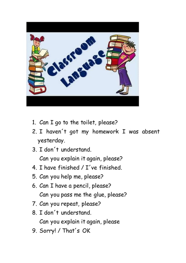 Classroom language | DOCX