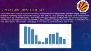 Can india become a development country | PPT