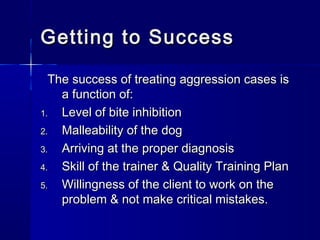 Understanding Canine Aggression | PPT