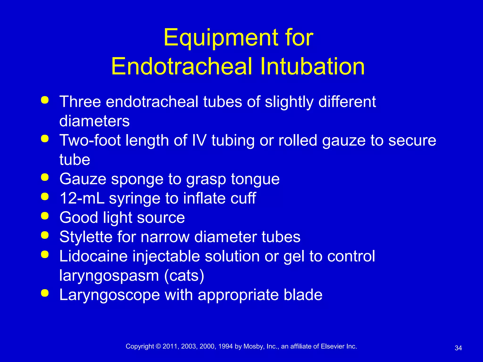 Canine and feline anesthesia | PPT