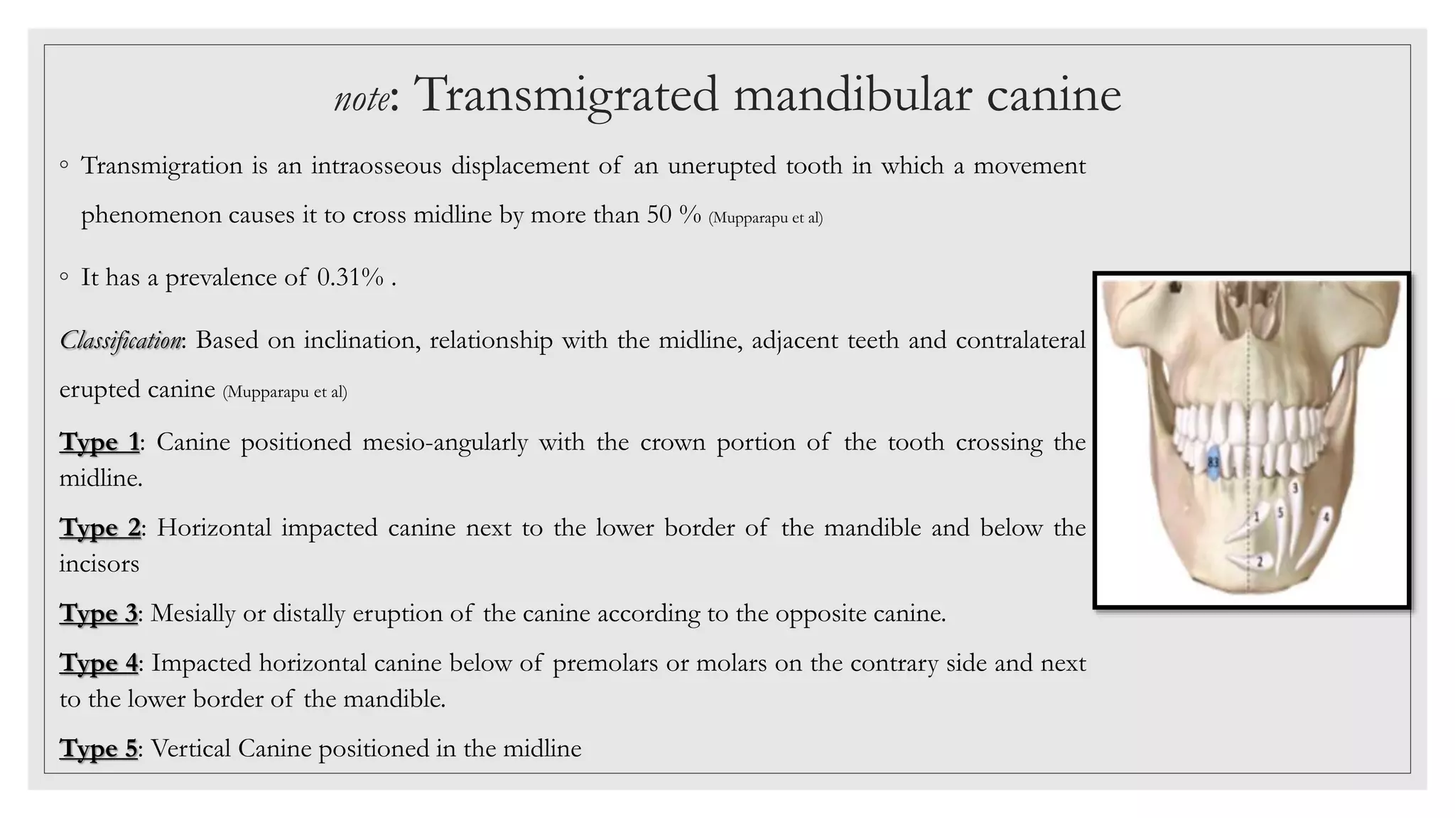 Canine impaction | PPTX