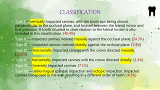 Canine impaction maxillary teeth part 2 | PPT