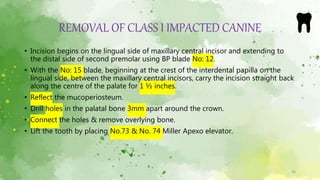 Canine impaction maxillary teeth part 2 | PPT