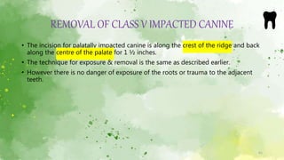 Canine impaction maxillary teeth part 2 | PPT