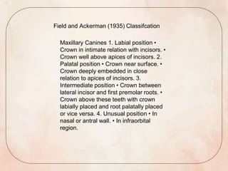 CANINE IMPACTION 1.pptx