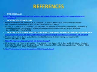 Canine Mast Cell Tumor | PPTX