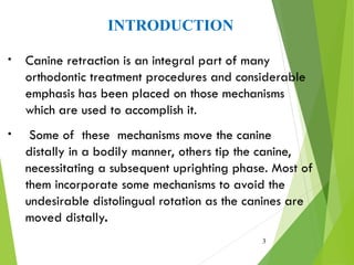 Comprehensive Overview of Canine Retraction in Orthodontics ...