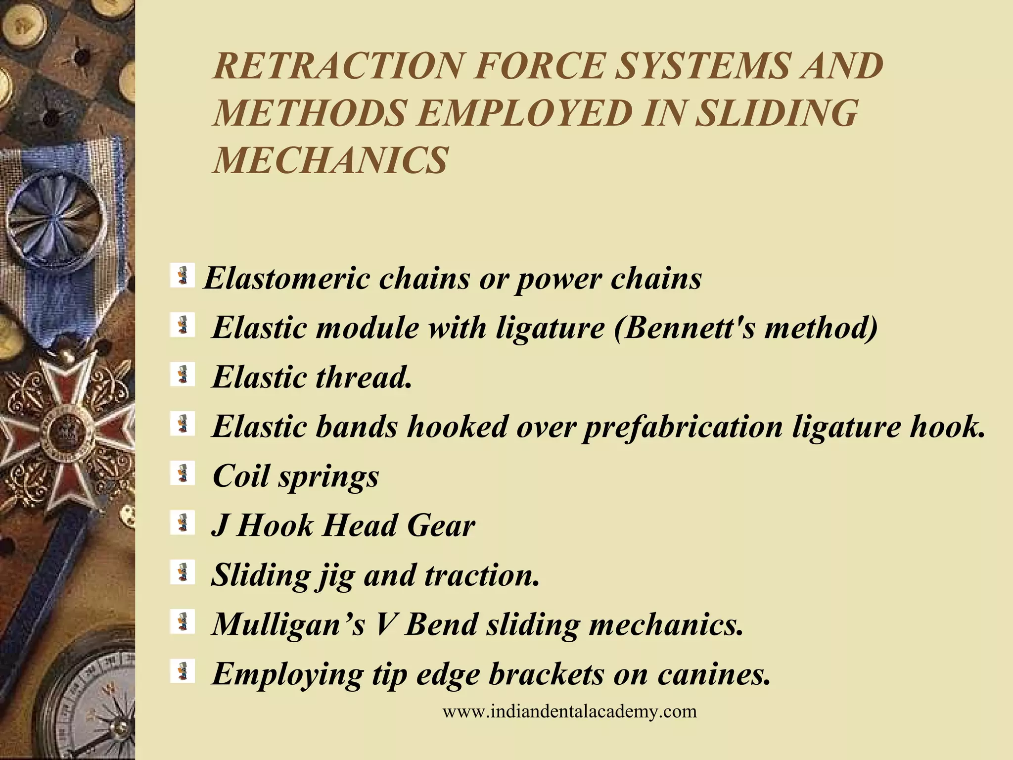 Canine retraction final | PPT
