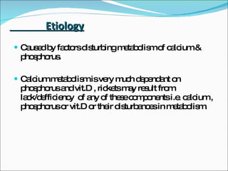 Canine Rickets | PPT