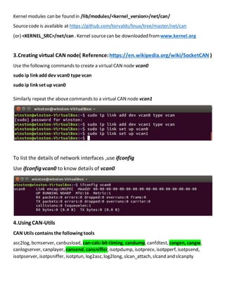 CAN in linux | DOCX